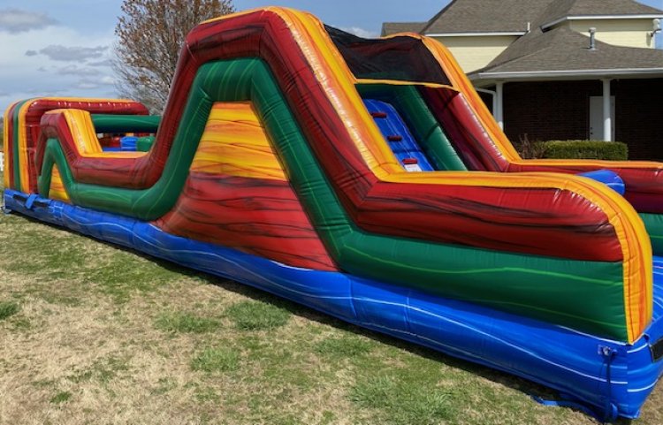 40ft Marble Obstacle Course – Just Gotta Jump